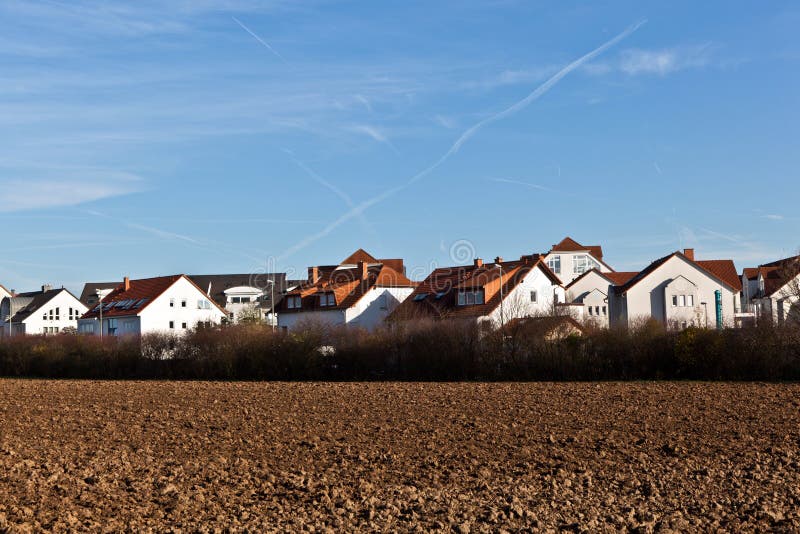 Housing area stock photo. Image of fence, development - 1496432