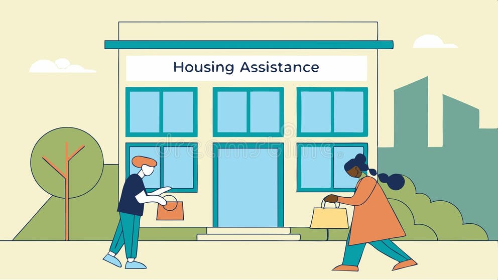 Housing Assistance Sign, Social Support and Community Service, Help ...