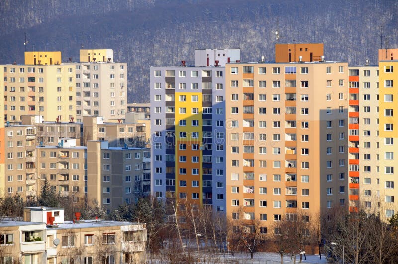 Housing Blocks stock image. Image of suburb, russia, central - 12347619