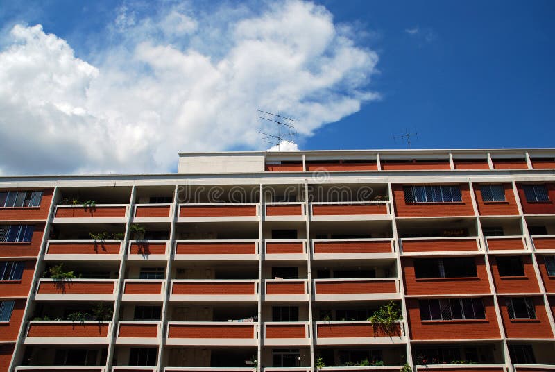 Housing Blocks stock photo. Image of blocks, brown, rows - 6676378