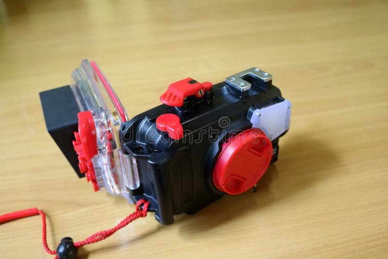 Housing for Compact Digital Camera. Stock Photo - Image of background ...