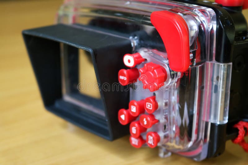 Housing for Compact Digital Camera. Stock Image - Image of digital ...