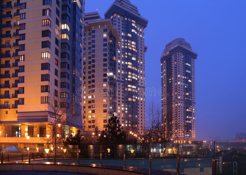 Housing complex stock photo. Image of city, composition - 8778784