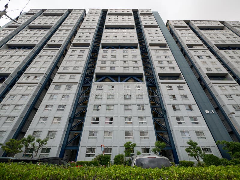 Housing complex in Japan stock image. Image of housing - 123425753