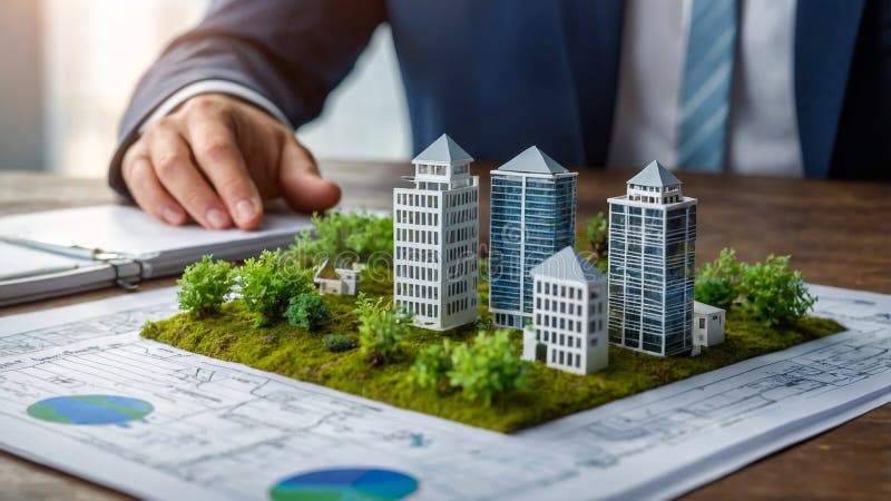 Housing Developer Master Plans, Real Estate Broker. the Concept of ...