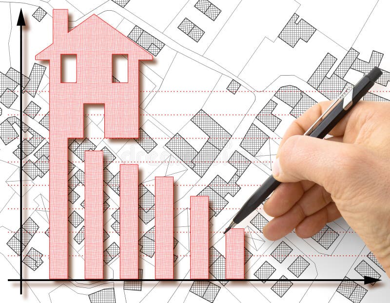 Housing Development Concept - Real Estate Improvement with Graph ...