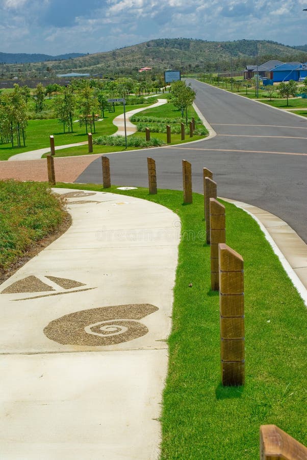 Housing Development Pathways Stock Photo - Image of nature, house: 1921366