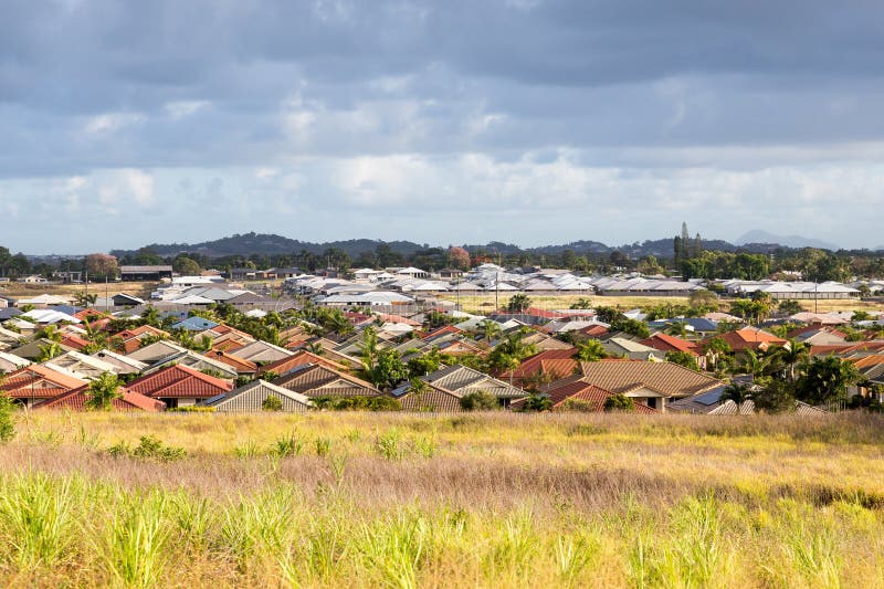 Housing Development Taking Over Agriculture Land Stock Image - Image of ...