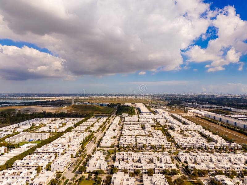 Housing Developments in Doral Miami Florida 2025 Stock Photo - Image of ...
