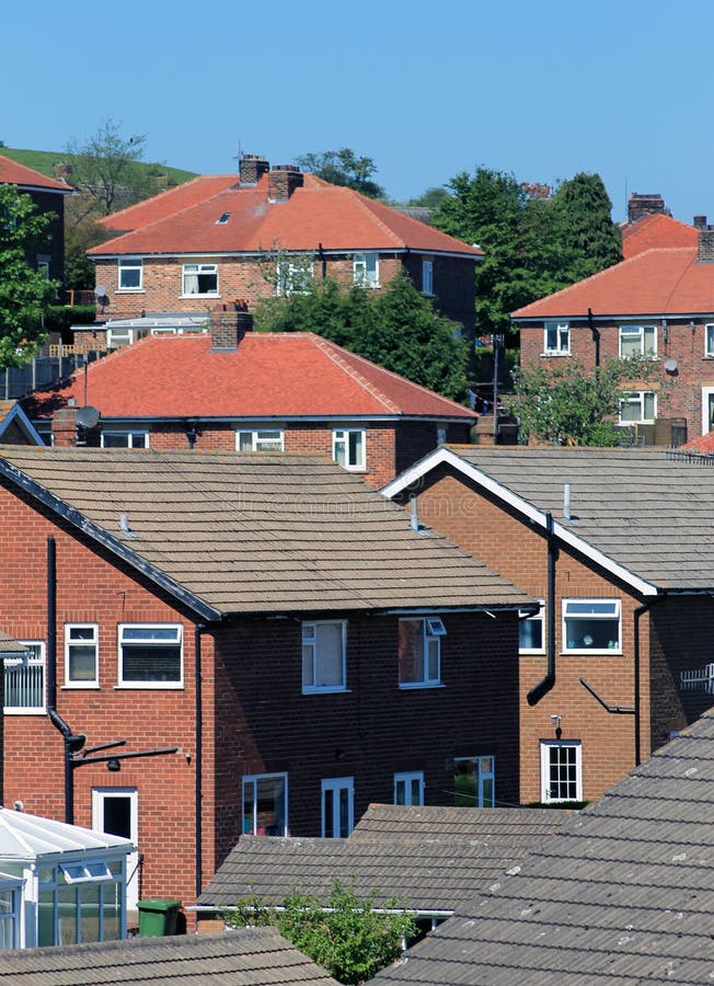Housing estate stock photo. Image of detached, real, bungalows - 25001134