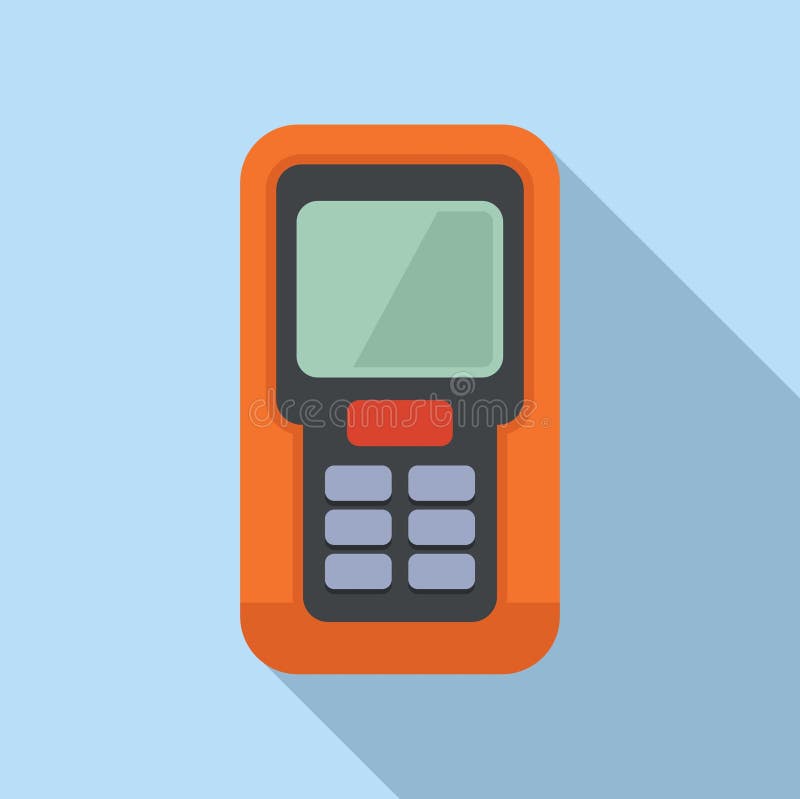 Housing Laser Meter Icon Flat Vector. Diagnostic Screen Tool Stock Vector - Illustration of ...