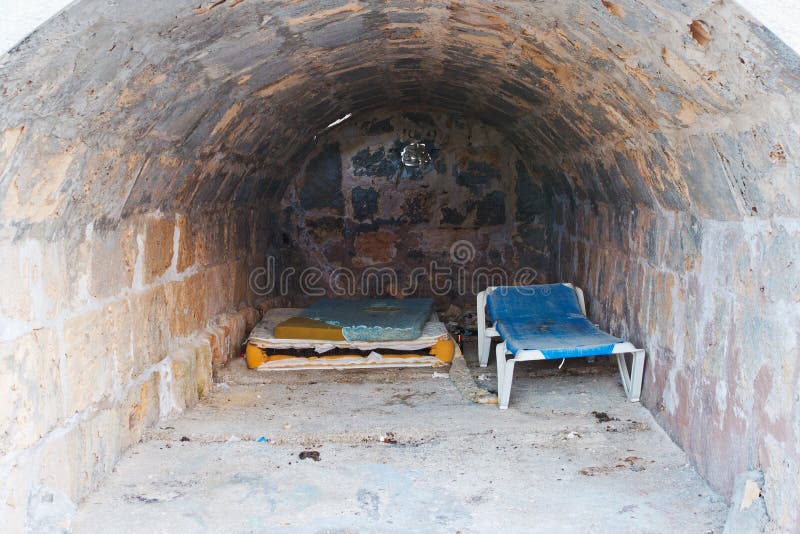 Housing in an old dugout stock image. Image of building - 29544339
