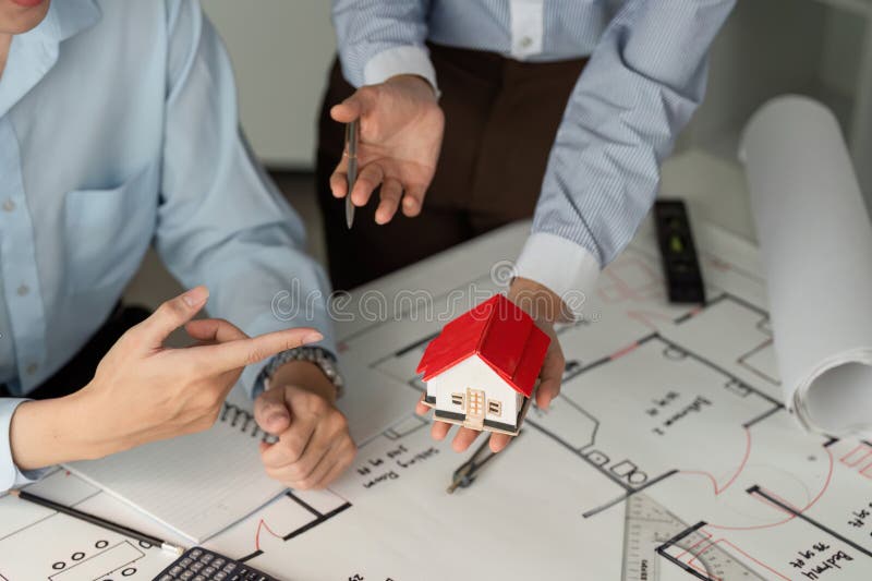 Housing Project Discussion and Planning. Professionals Engaged in ...