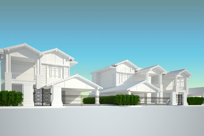 Housing real estate stock illustration. Illustration of plan - 28542058