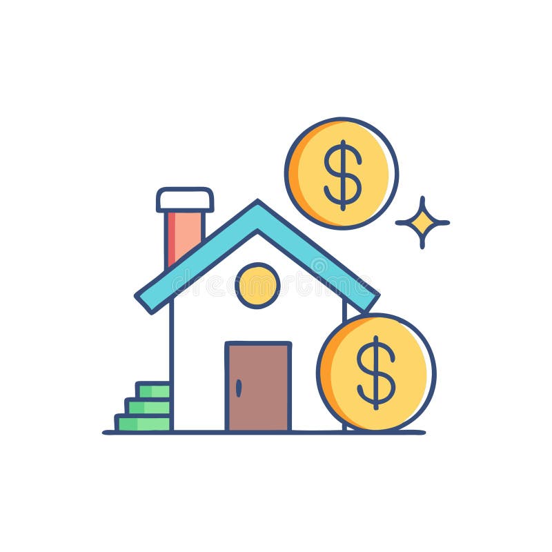 Housing Subsidy Icon for Access To Housing Stock Photo - Illustration ...