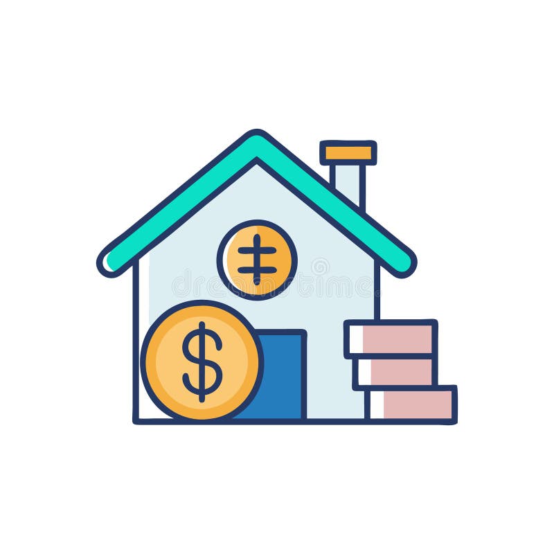 Housing Subsidy Icon for Policy Implementation Stock Illustration ...