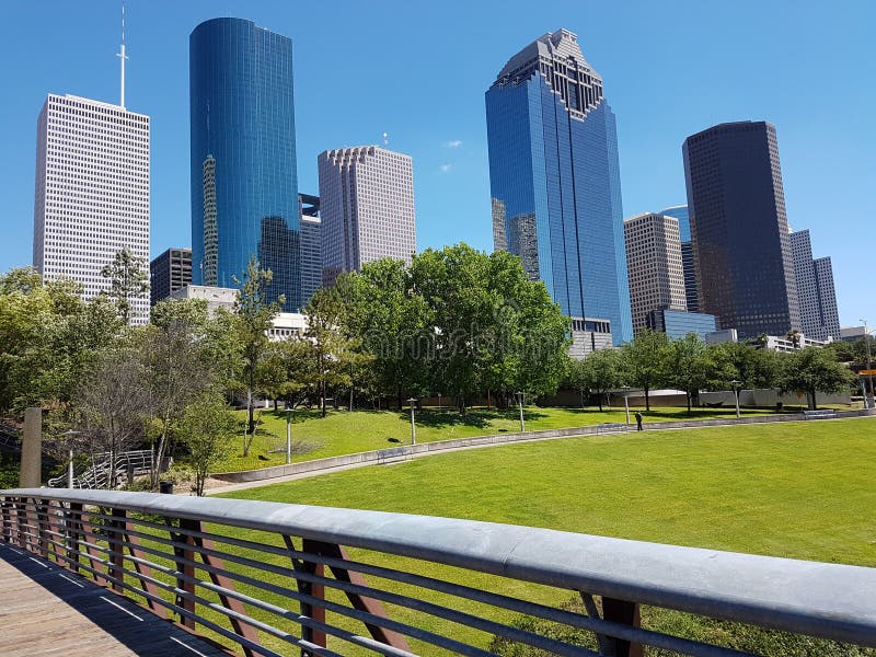 Houston stock image. Image of city, beautiful, houston - 95451313