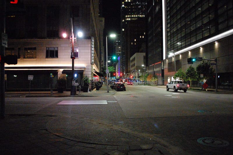 Houston downtown editorial photo. Image of houston, night - 139593116
