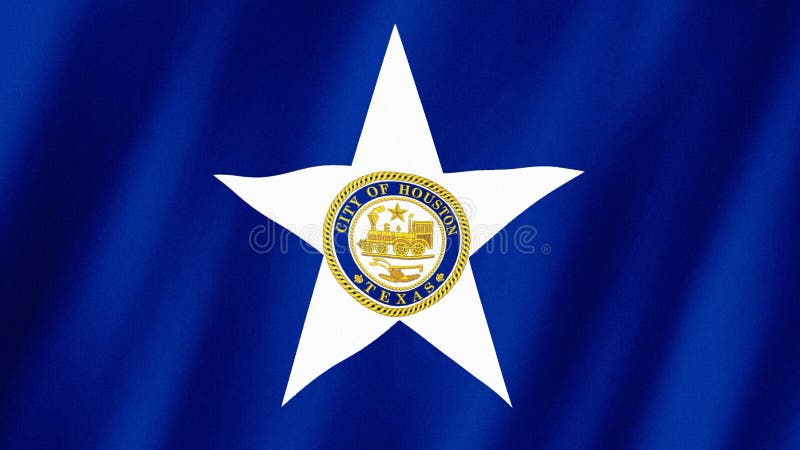 Houston Flag Waving in the Wind. Flag of Houston Images Stock ...