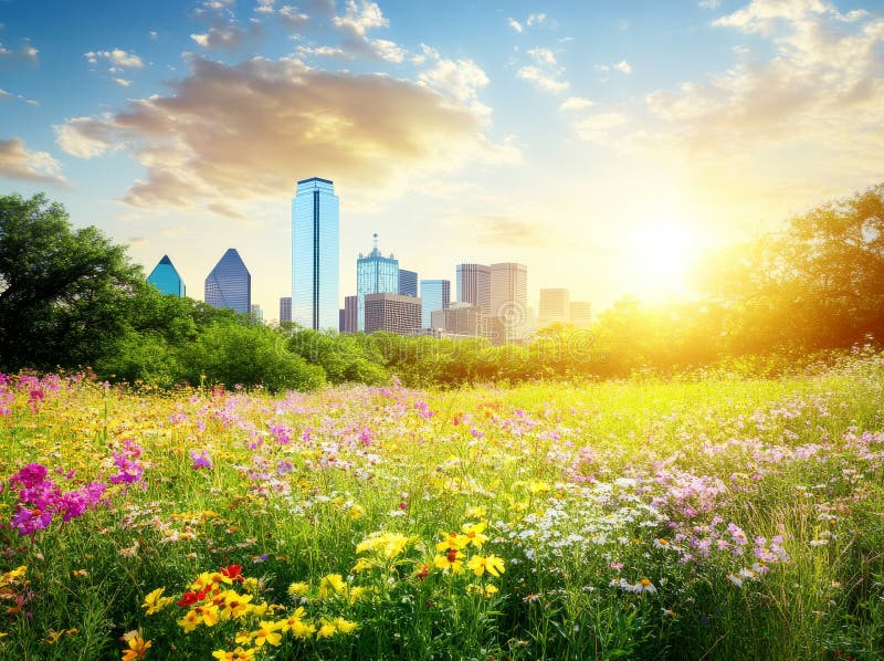 Houston S Double Exposure Skyline is a Blend of Cityscape and Natural ...