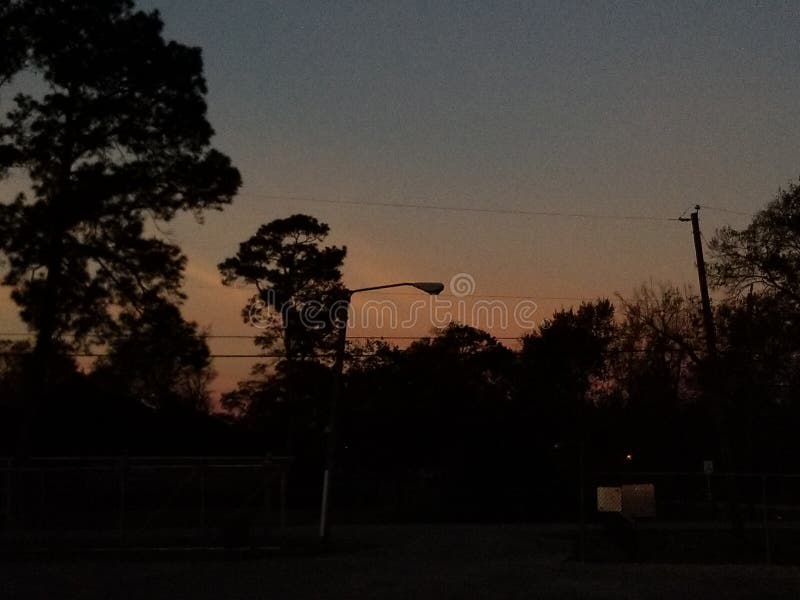Houston Texas Outdoors River Water Sunrise Sunset Sky Stock Photo ...