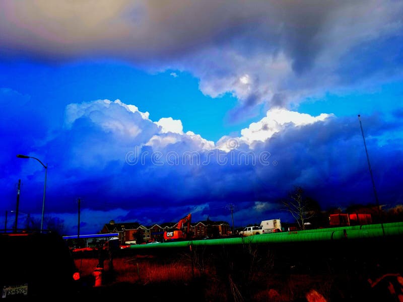 Houston Texas Outdoors River Water Sunrise Sunset Sky Editorial Photo ...