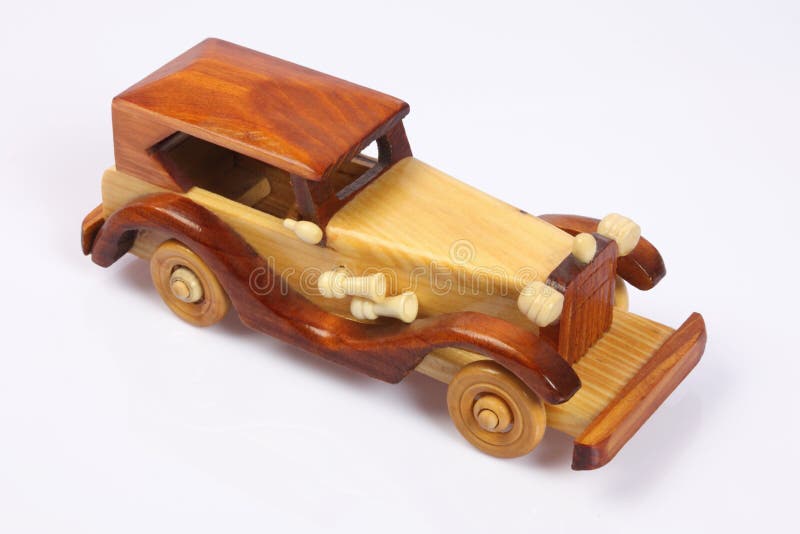 Houten auto stock afbeelding. Afbeelding bestaande uit speelgoed - 18543029