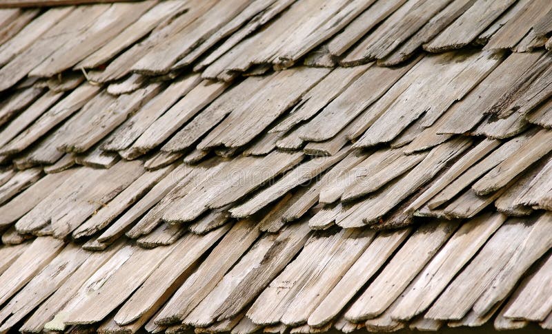 Houten dak stock foto. Image of dekking, houten, dorp - 15025584