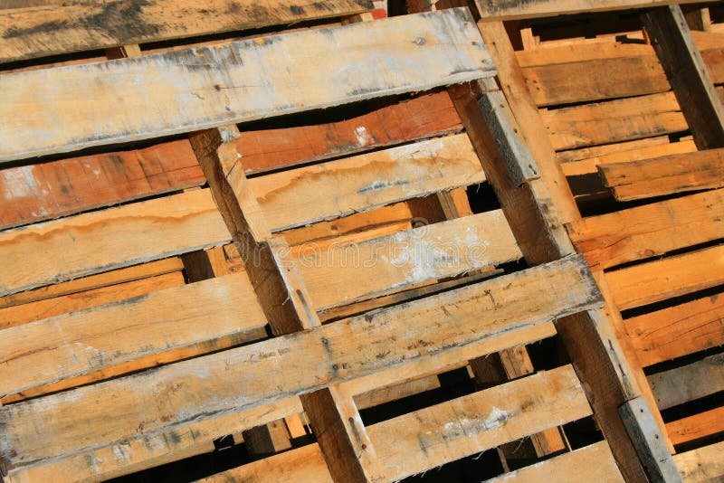 Houten Pallets stock foto. Image of stapelen, stapelbaar - 39498