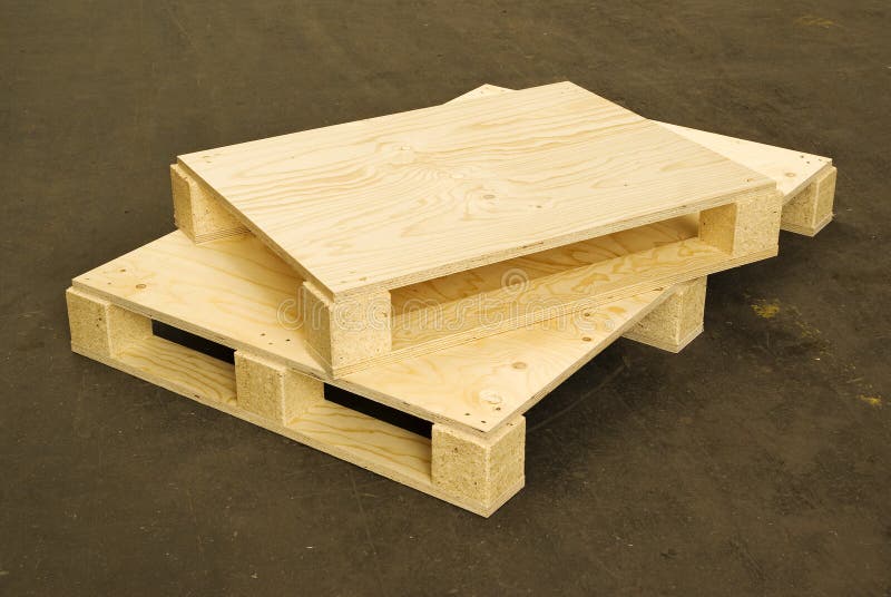 Houten Pallets, Logistiek, Lading Stock Foto - Image of instappen ...