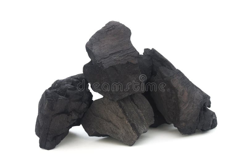 Houtskool stock afbeelding. Image of koolstof, stuk, hout - 31341479