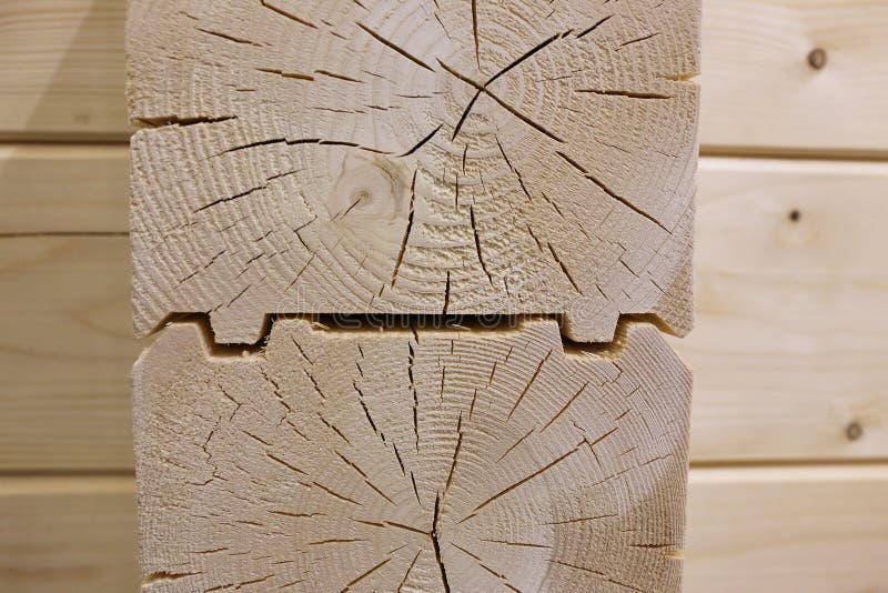 Houtverbindingen in De Hoek Stock Foto - Image of aansluting, knoop ...