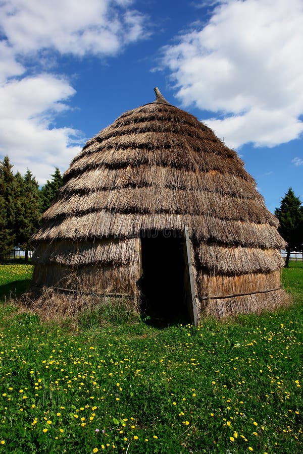 Hovel And Flowers Royalty Free Stock Image - Image: 2055776