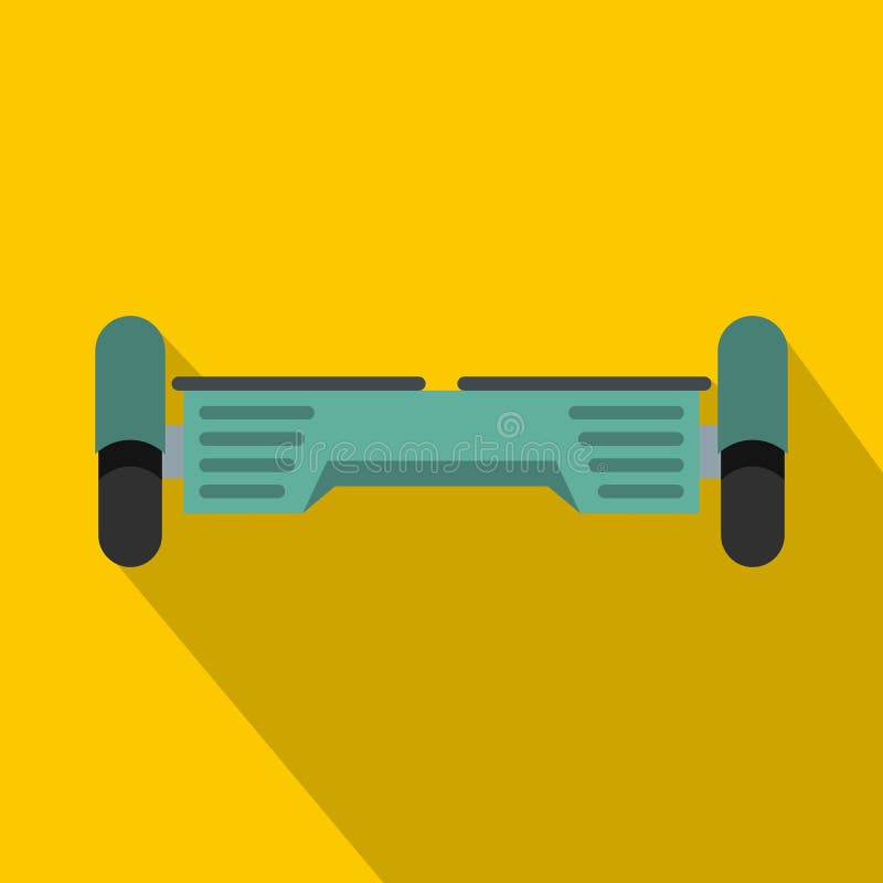 Hover Board Gyro Pod Icon, Flat Style Stock Vector - Illustration of ...