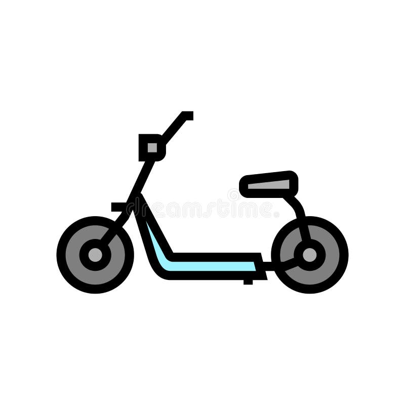 Hover Cart Color Icon Vector Illustration Stock Illustration ...