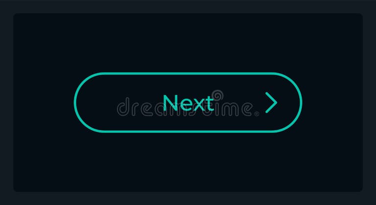 Hover Next Step Button UI Element Template Stock Vector - Illustration of element, menu: 264689886