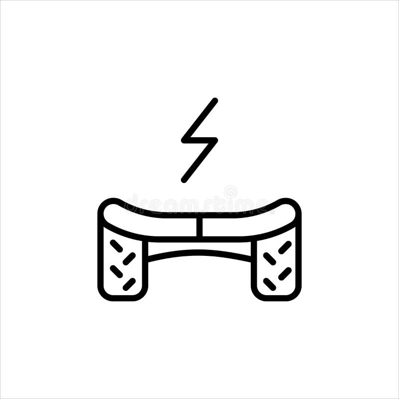 Hoverboard Line Icon in a Simple Style. Vector Sign in a Simple Style ...