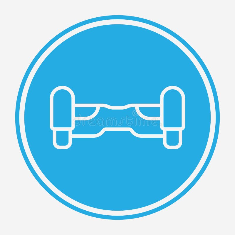 Hoverboard Vector Icon Sign Symbol Stock Illustration - Illustration of ...