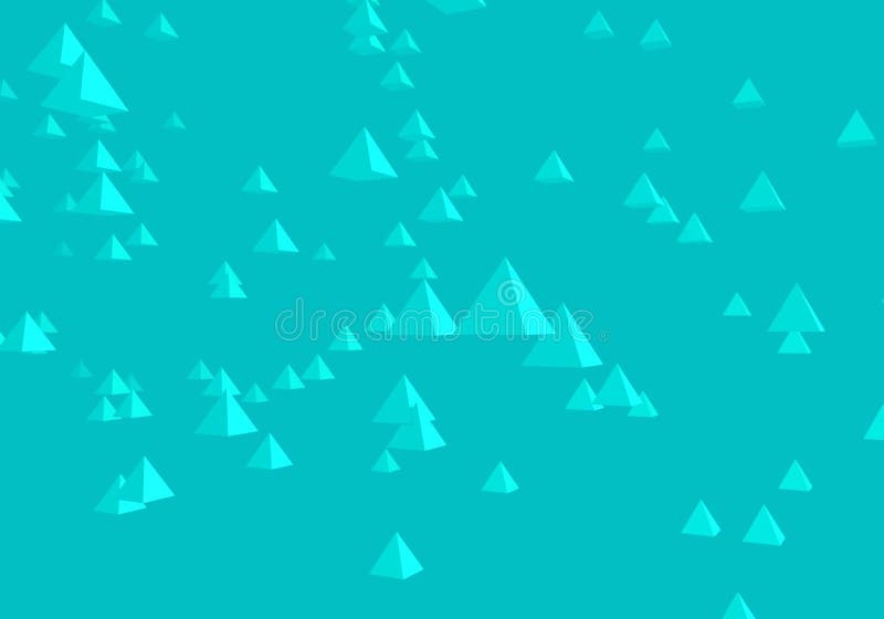 Hovering Basic Geometric Shapes - 3d Illustration Stock Illustration ...