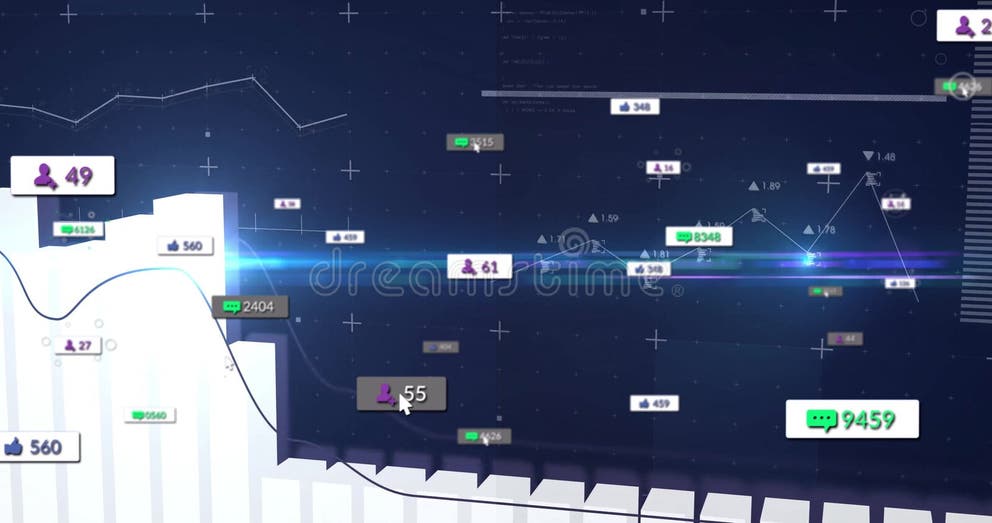 Hovering Cursor Highlighting User Silhouette Icon Panel on Dashboard ...
