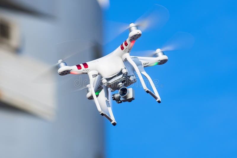 Hovering Drone that Takes Pictures Stock Photo - Image of hover, flying ...