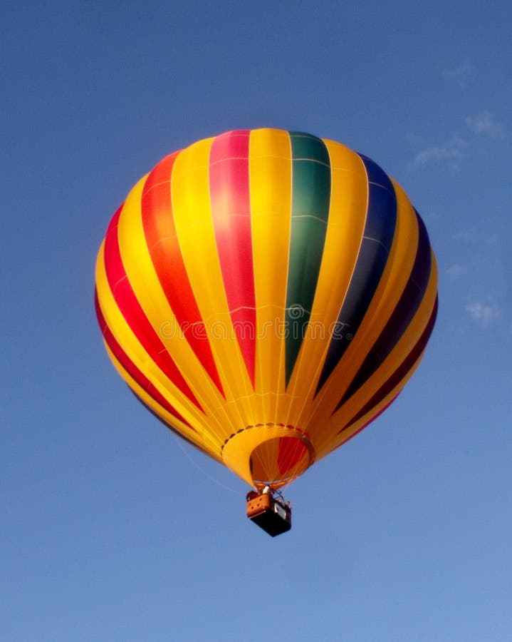 Hovering Hot air balloon stock photo. Image of balloons - 59734434