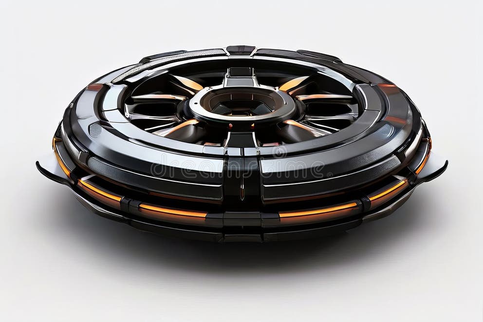 Hoverring Flyer a Ring Shaped Hovercraft with the Pilot Standing Stock ...