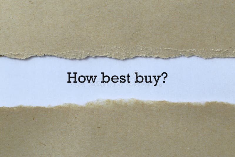 How best buy on paper stock photo. Image of price, background - 168235180