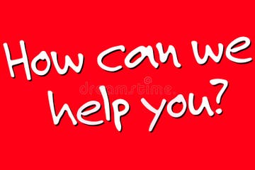 How can we help you sign stock photo. Image of board - 11027642