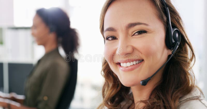 How Can I Help Simplify Things for You. a Young Woman Using a Computer ...