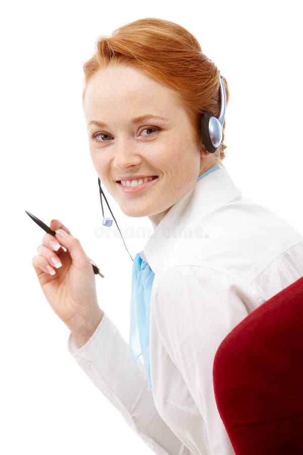 How can I help you? stock photo. Image of assistant, agent - 15303818