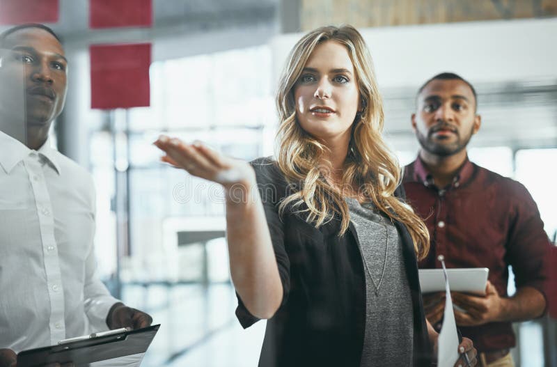 How Creative Minds Make it Happen. a Group of Young Businesspeople ...