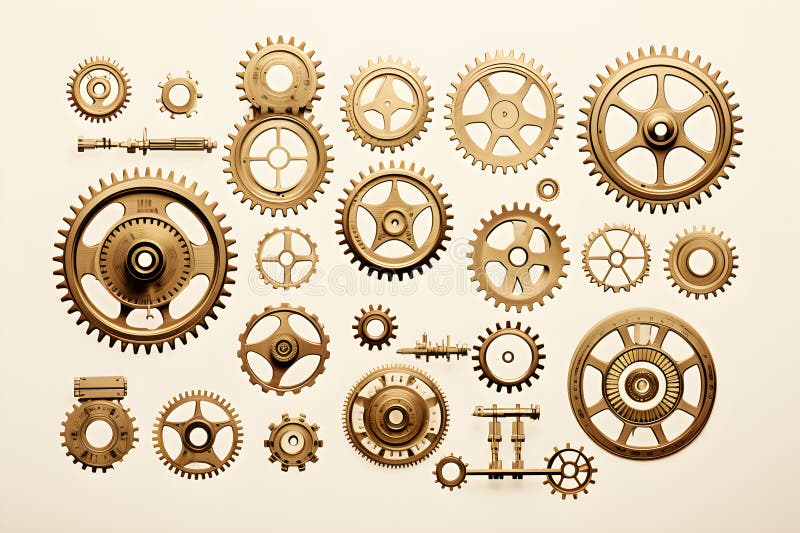 How Gears and Gears Work, Use with Machines, Illustrations, Work ...