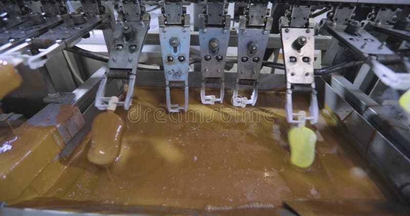 The Process of Making Ice Cream. How Ice Cream is Made. Automated Ice ...